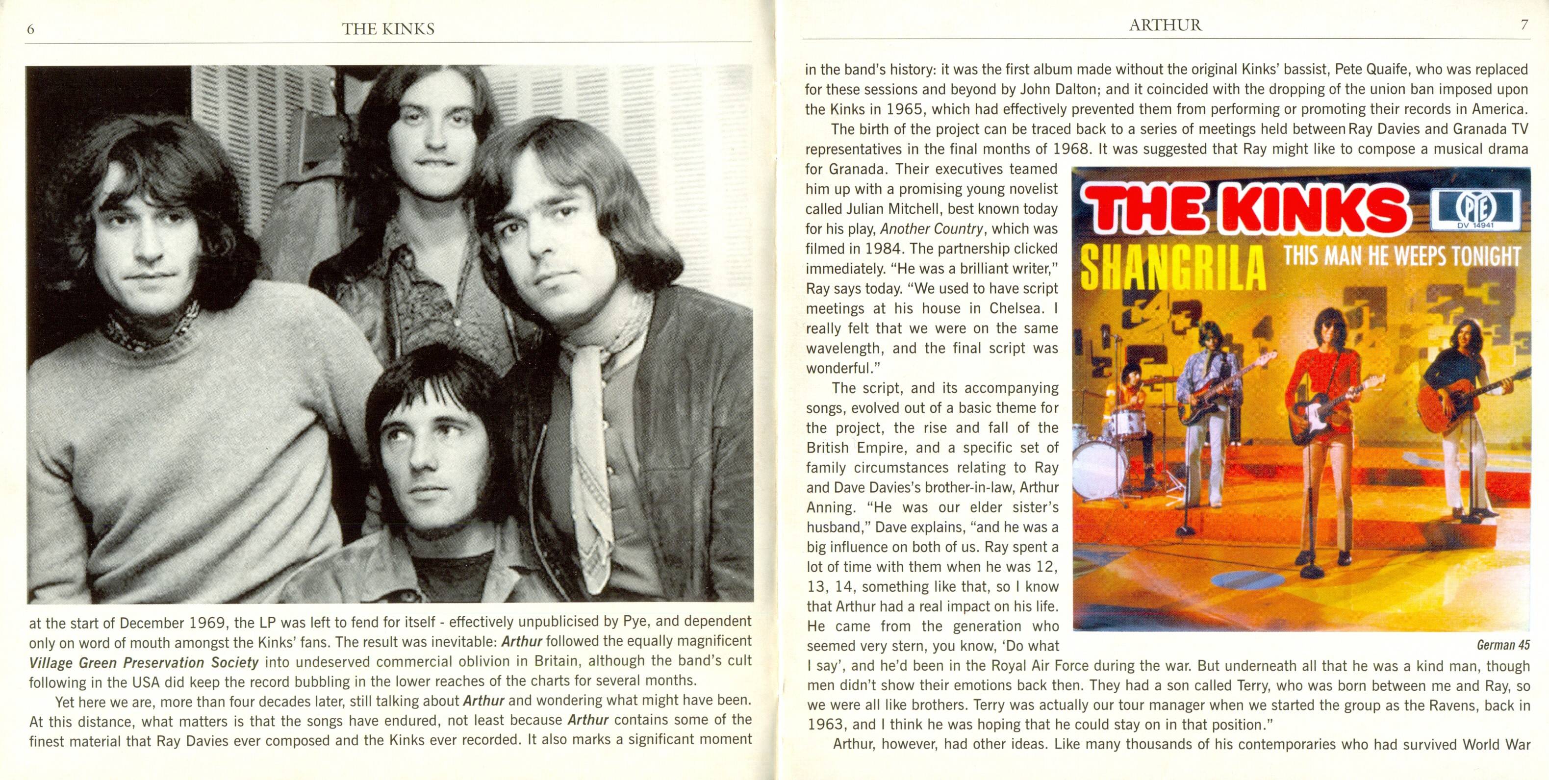 The Kinks Arthur : Booklet04 JPN | CD Covers | Cover Century | Over 1. ...